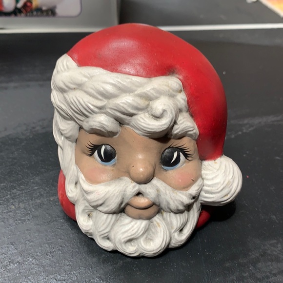 Holiday | Ceramic Santa Head | Poshmark
